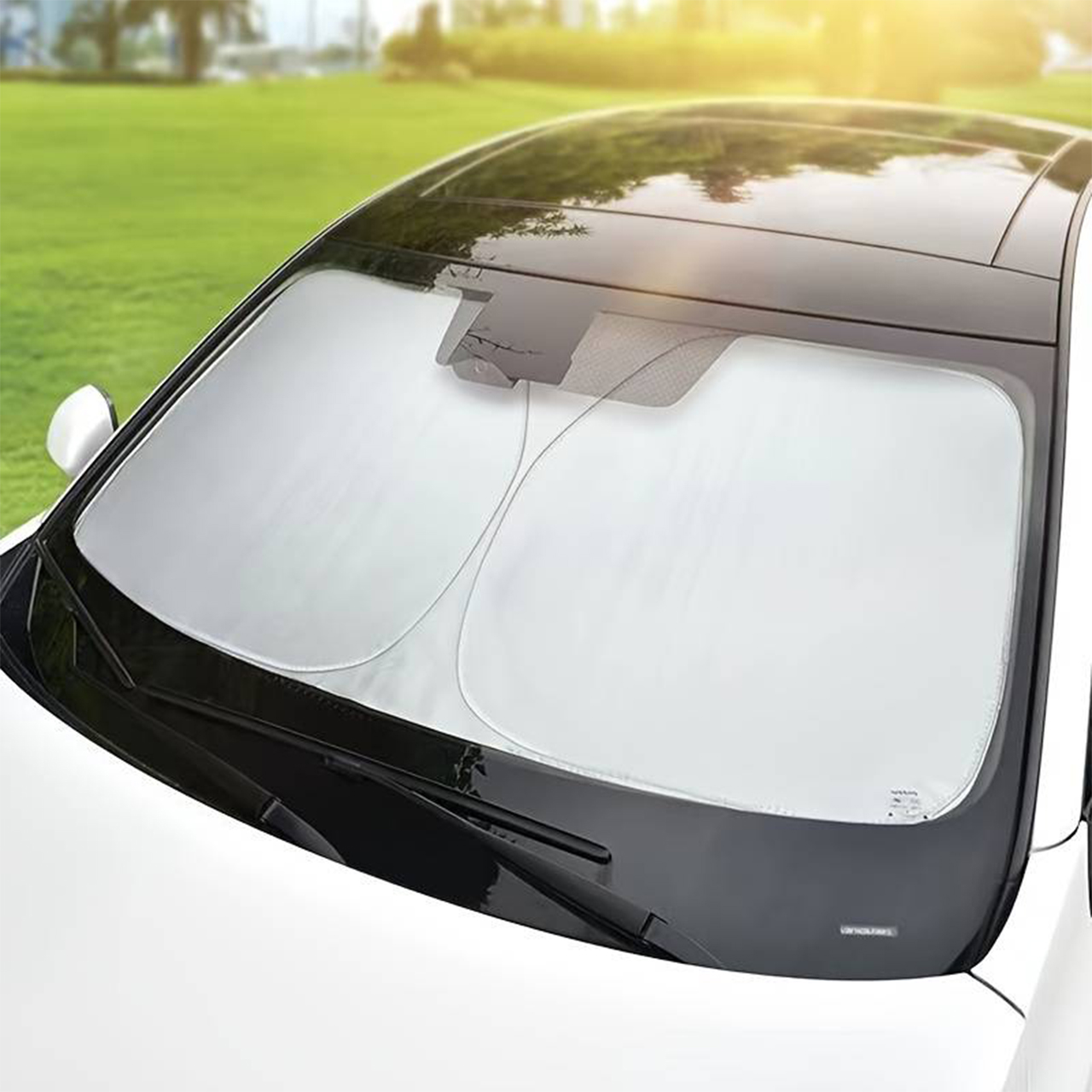 SunVisor, αναδιπλούμενη αντηλιακή προστασία παρμπρίζ αυτοκινήτου ...