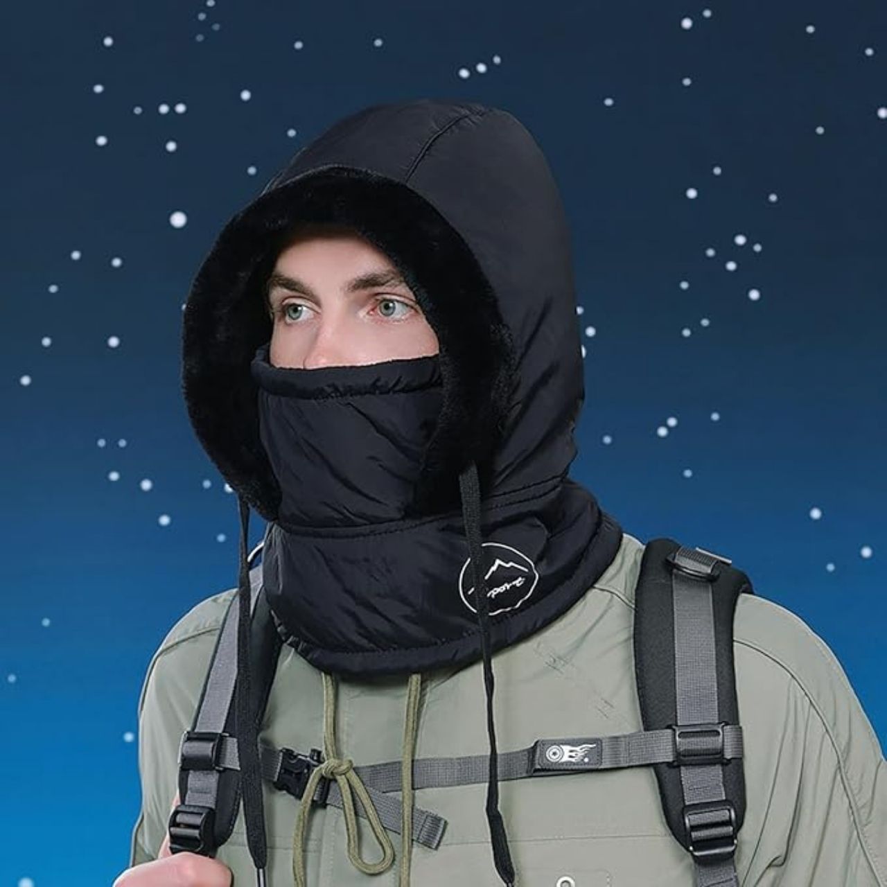 MuffHat, χειμερινό καπέλο με κασκόλ και μάσκα – PrimePick